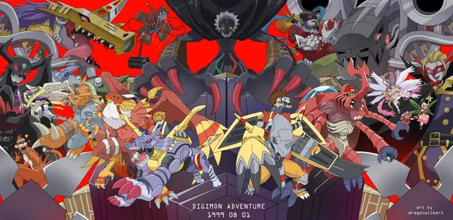 "Digimon": The setting of the four kings of darkness, the original ...