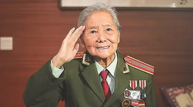 26 years later, the only female soldier in the Shangganling tunnel was ...