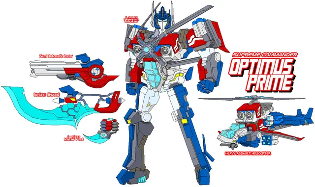 New Transformers character design, Optimus Prime can transform into a ...
