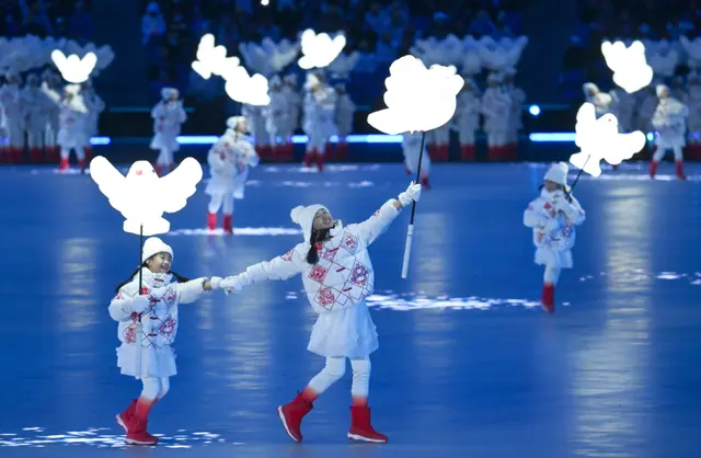 Why did the snowflakes follow the "Dove of Peace" underfoot? It turned ...