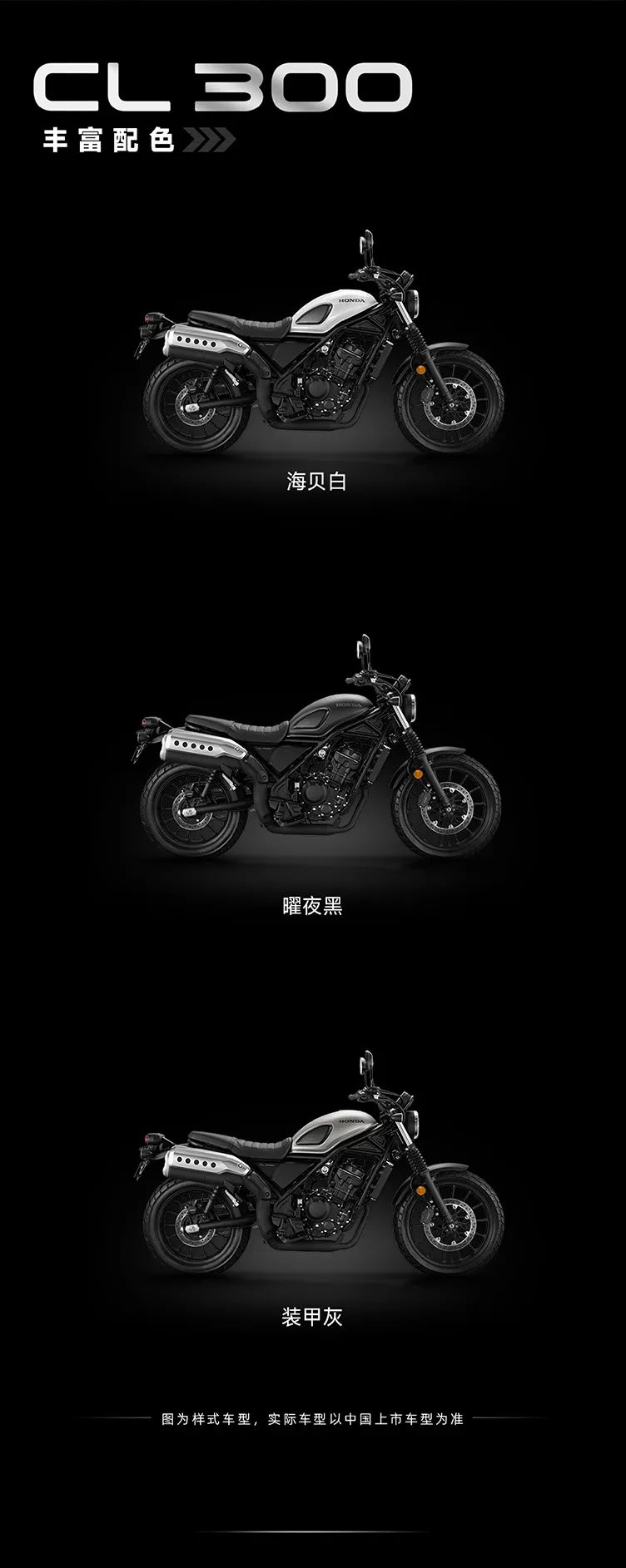 售价留悬念，本田 CL300、CL500 国内正式发布！