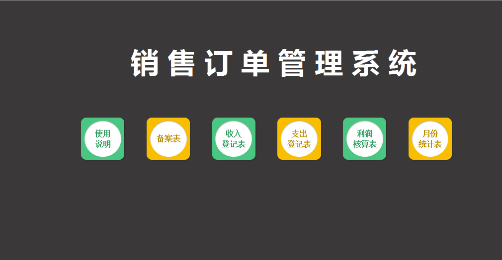 Excel销售收支系统，完整函数框架，统计图表月度分析自动生成 正数办公