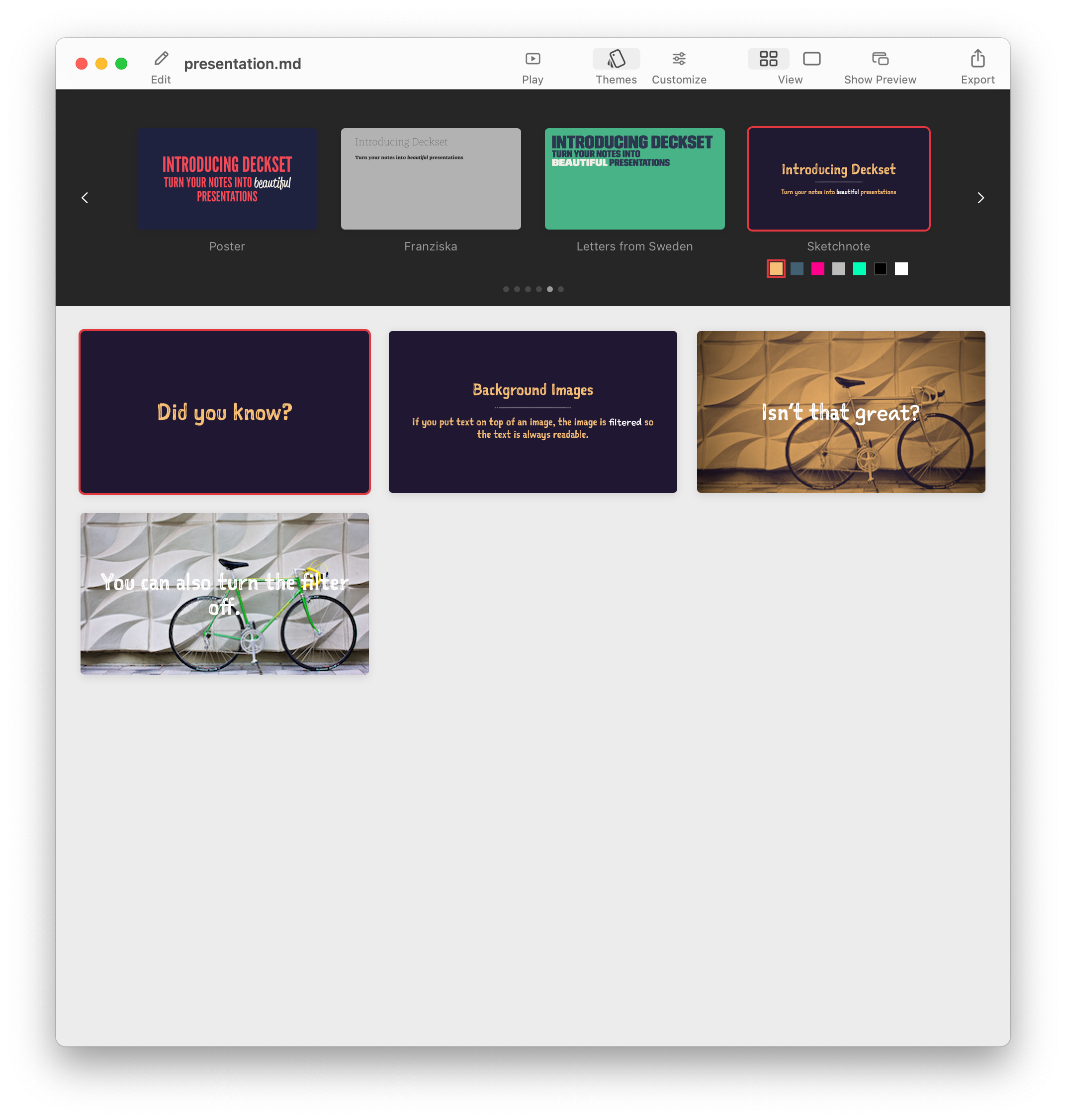你只管 Markdown，它帮你 PPT：用 Deckset 一键生成精美幻灯片 - 正数办公