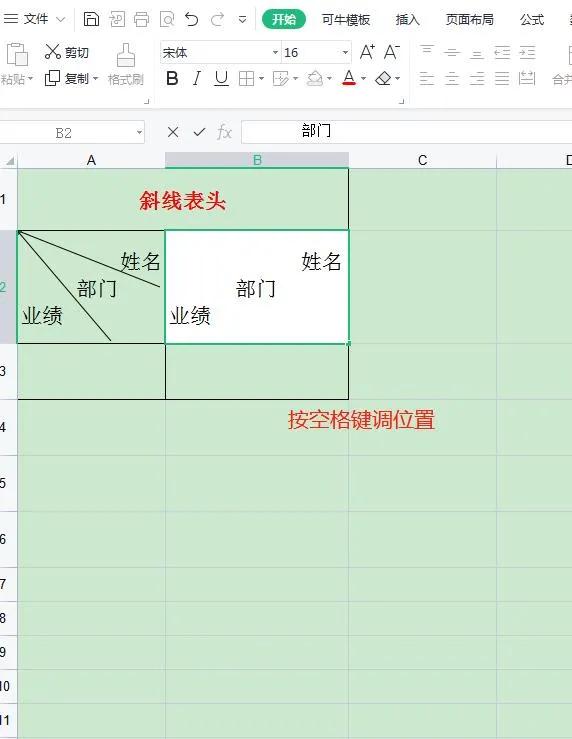 多斜线表头制作 Excel怎么多斜线表头 正数办公